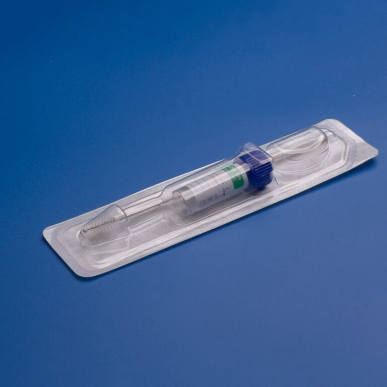 Disposable Sampling Box/Specimen Transport Medium along with Cytobrush ...